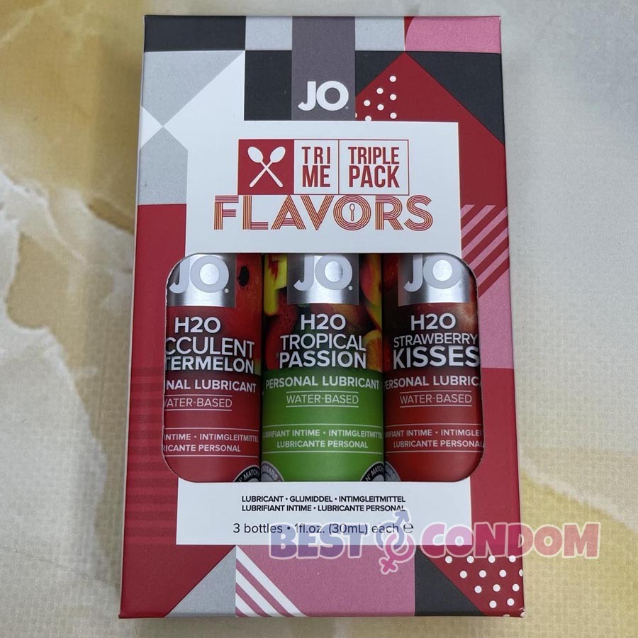 Набір лубрикантів System JO Tri-Me Triple Pack - Flavors