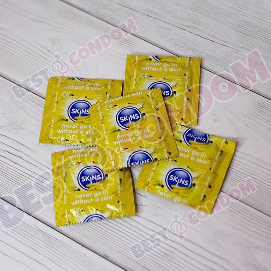 Презервативи Skins з ароматом банана